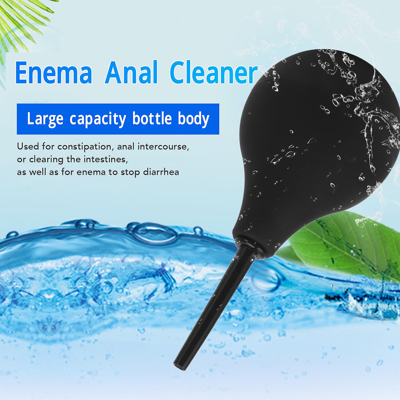 Enema Bulb Kit Silicone Douche Bulb with Single Use Hose Women Enemator ...