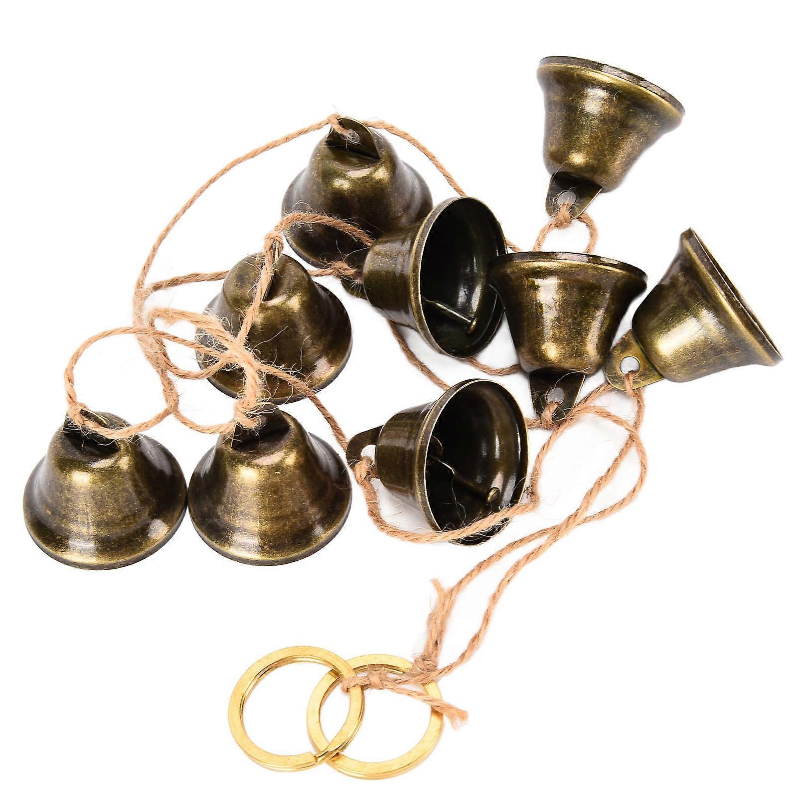 9 Iron Vintage Christmas Bells String for Home Office Wall Decor ...