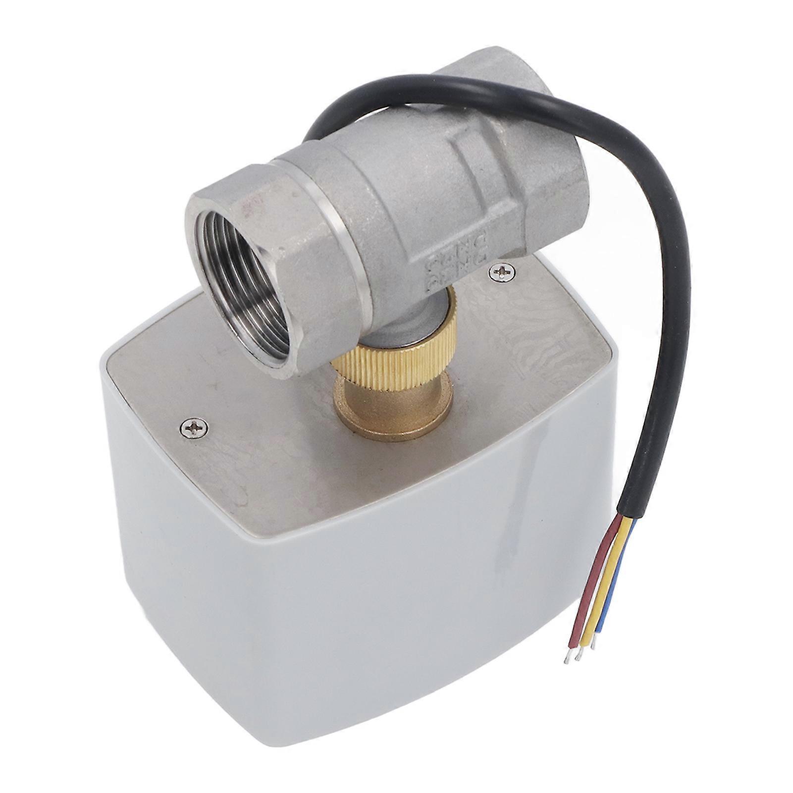 Motorized Ball Valve Stainless Steel Electrical Driver 3 Way 2 Control ...
