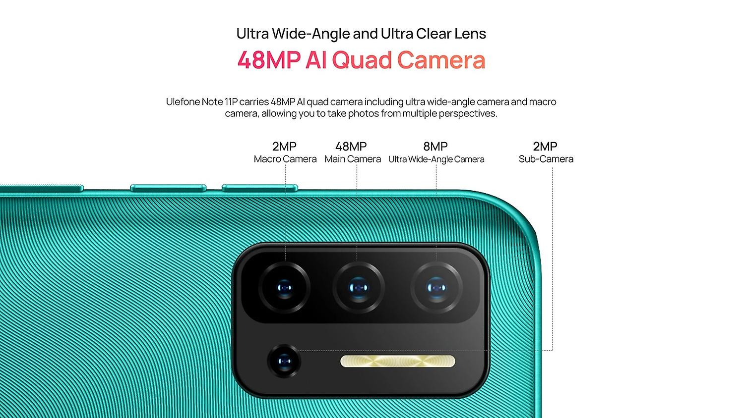 Ulefone NOTE 11P 4G Smartphone 8G+128G Black | Fruugo UK