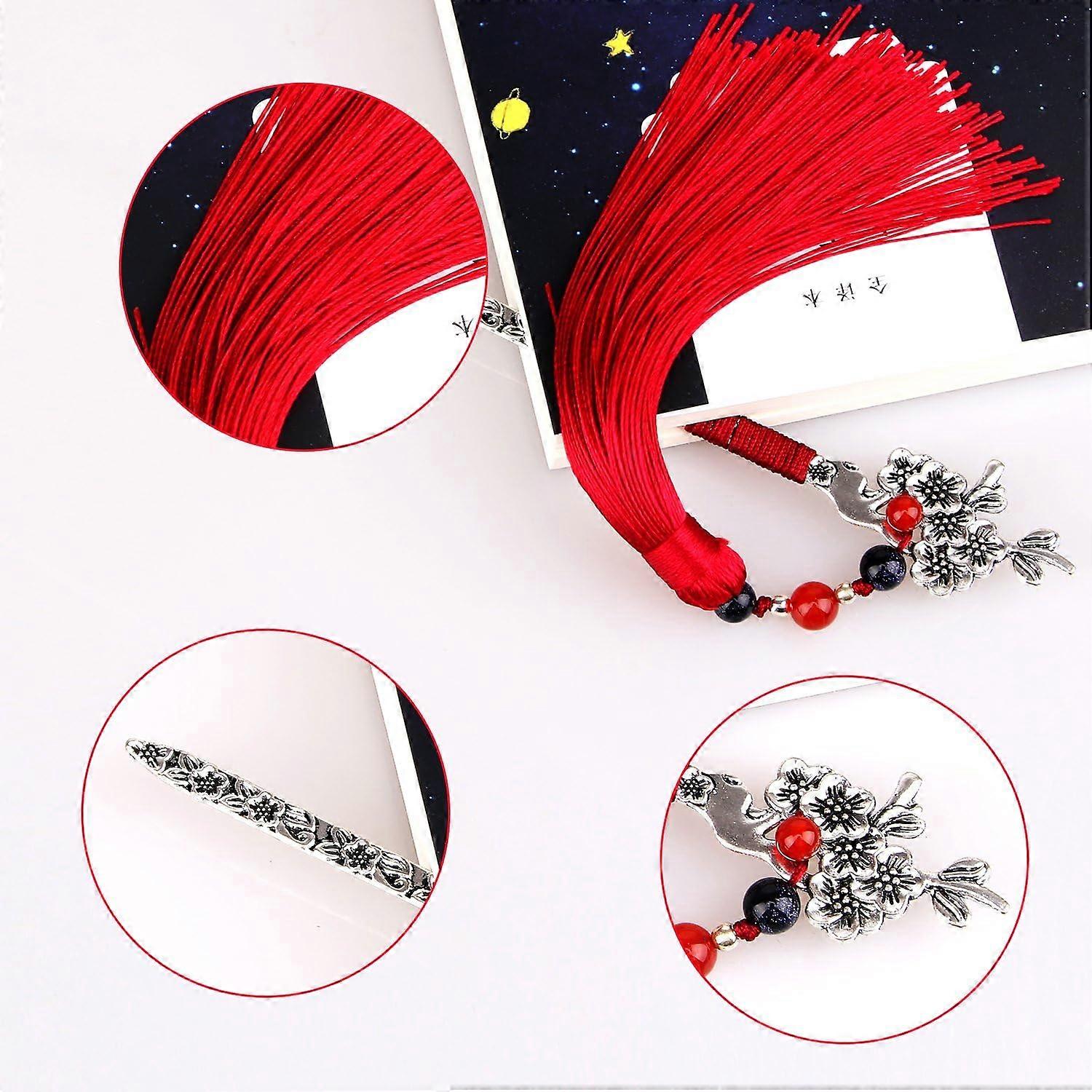 Chinese Metal Bookmarks with Tassel, Vintage Bookmark Unique Classical ...