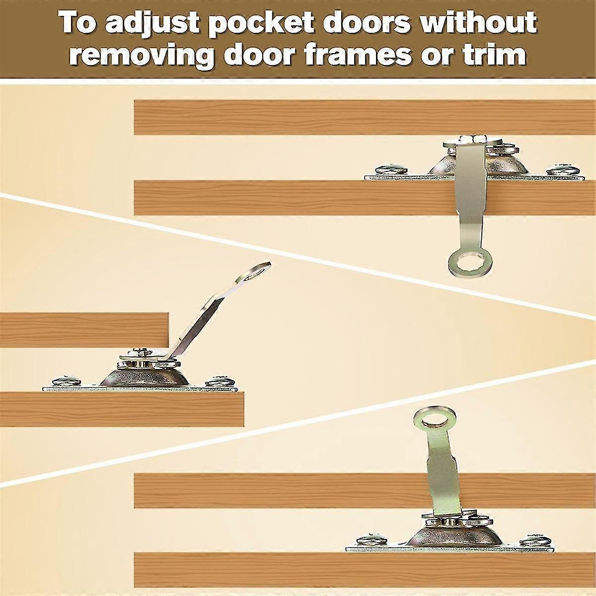 4Pcs Pivot Adjustment Wrench for Sliding Door Hanger, Adjustment Pocket ...