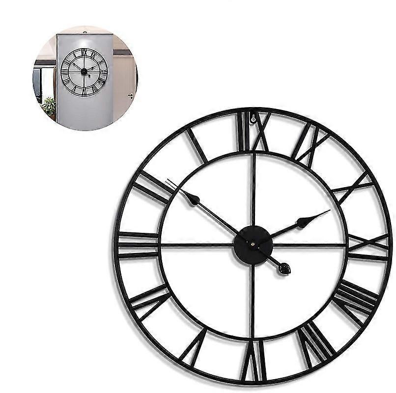 Wall Clock Noiseless High Quality Wall Clocks Vintage Style | Fruugo UK