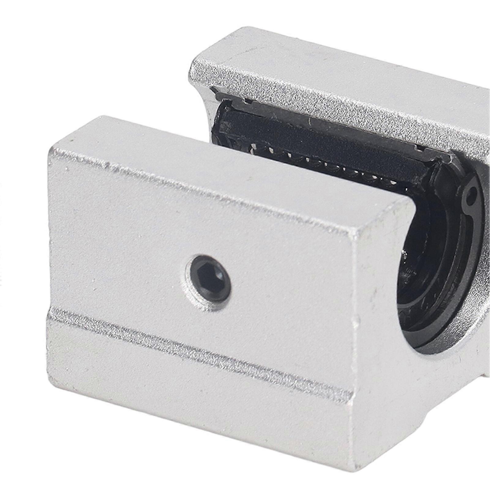 4 Pcs Linear Ball Bearing Slide Block SBR12UU Aluminum Alloy Open ...