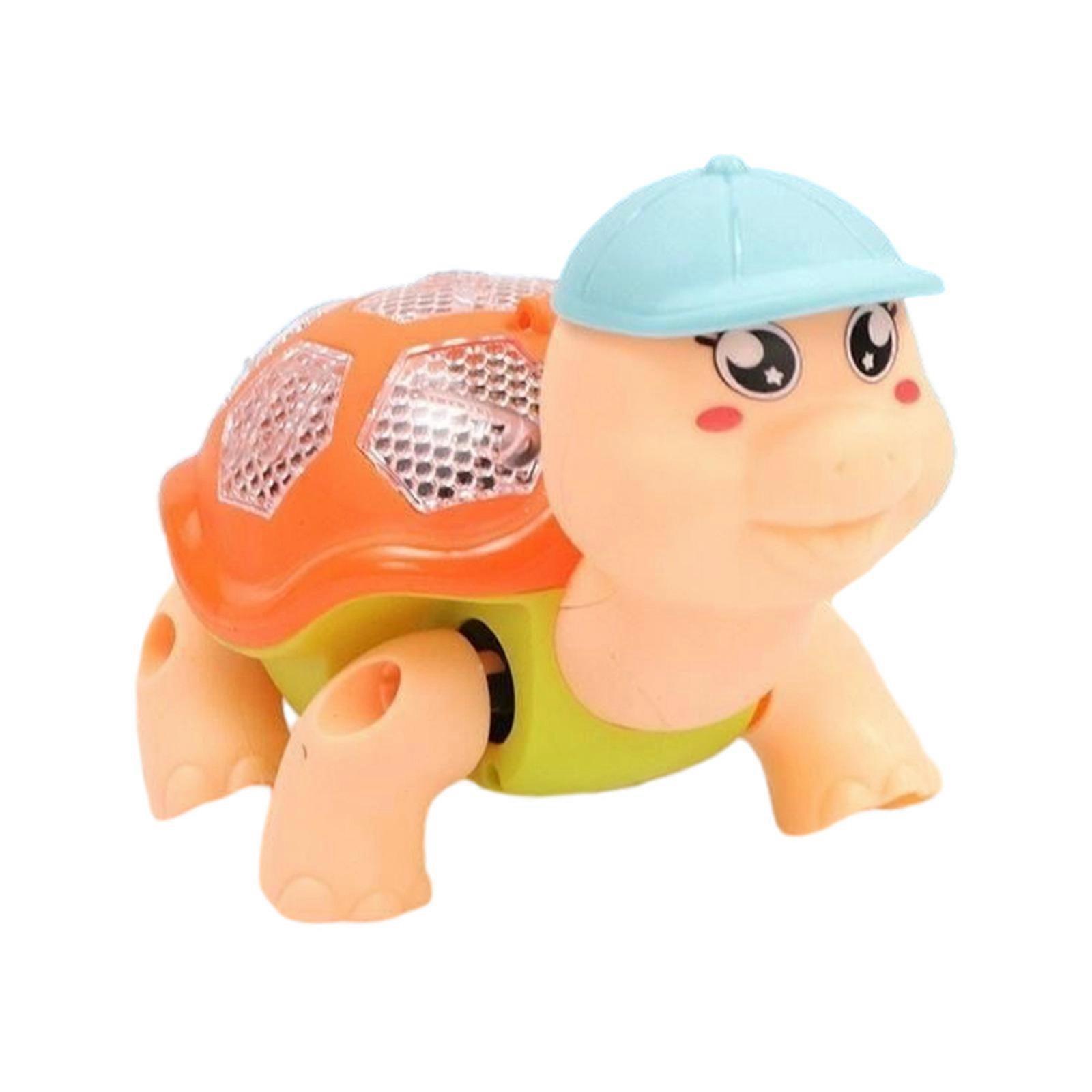 Electric Leash Turtle Glowing Will Walk With Light Music Electric Kids ...