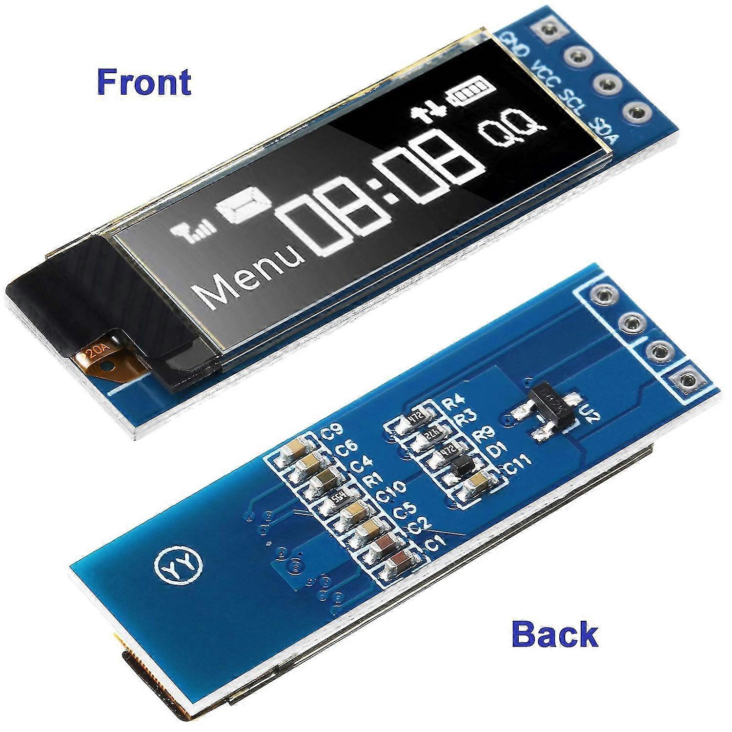 5 Pieces I2c Display Module 0.91 Inch I2c Oled Display Module I2c Oled ...