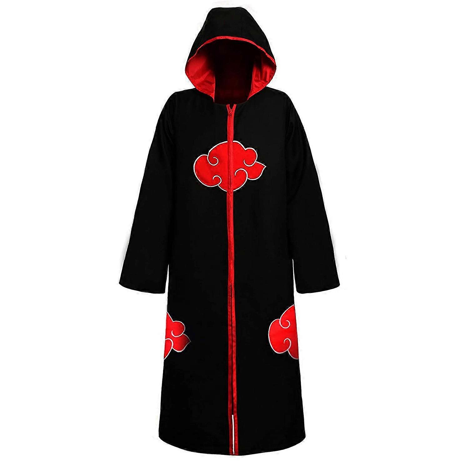 Naruto Akatsuki Cloak Anime Cosplay Costume Uchiha Itachi Robe ...