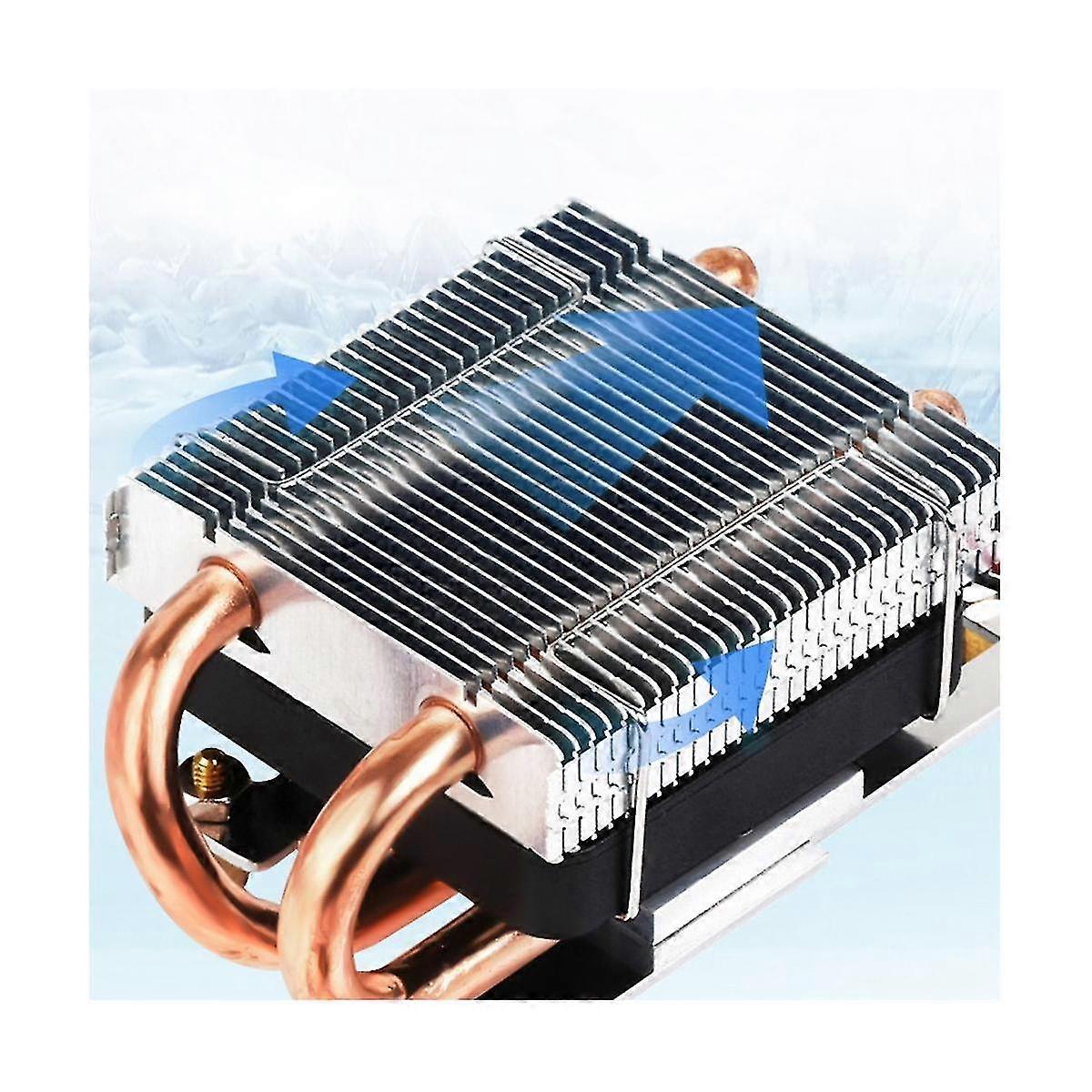 For Visionfive2 Cpu Tower Cooling Fan U-shaped Copper Pipe Cpu Cooling ...