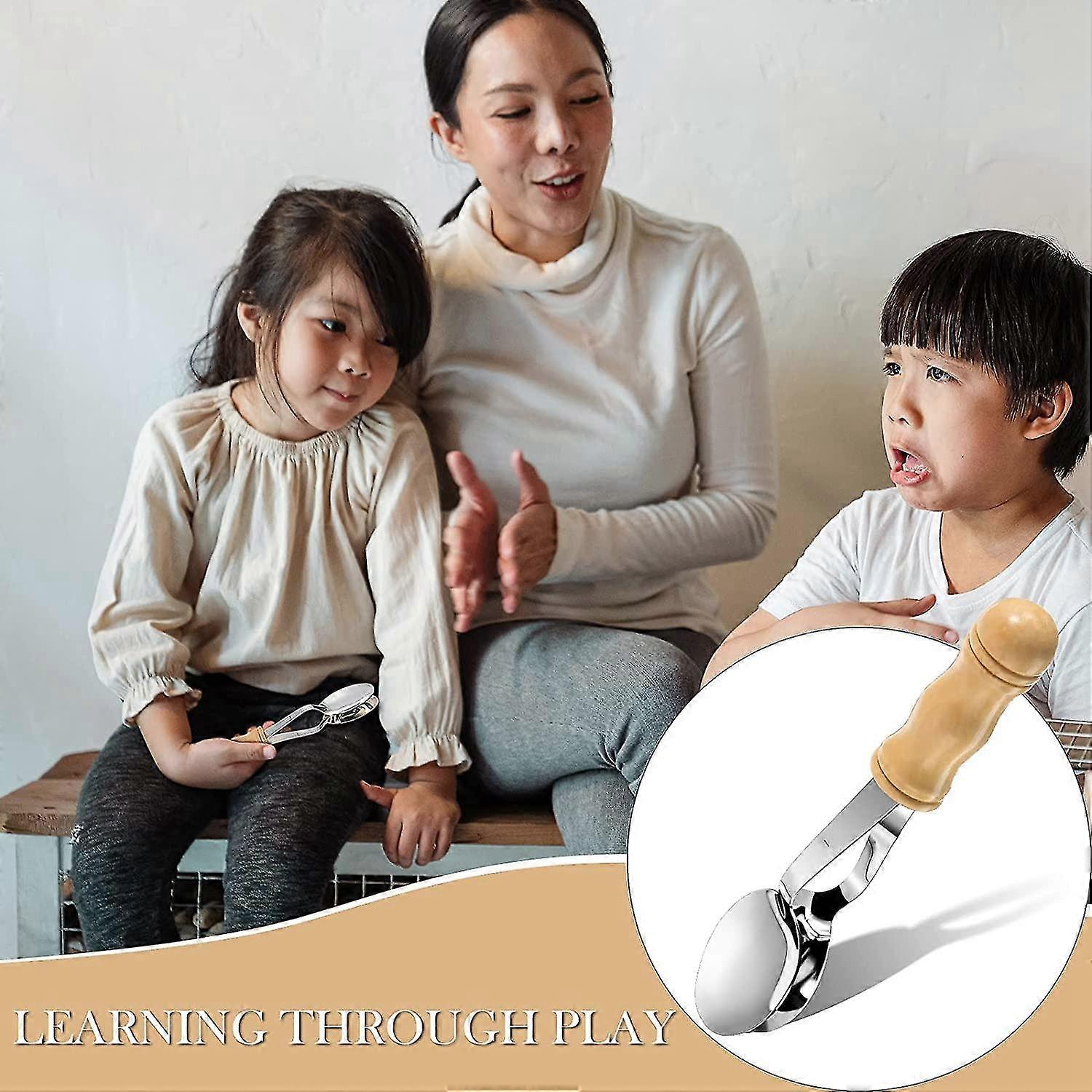 Musical Spoons Instrument With Wooden Handle Percussion Instrument With ...