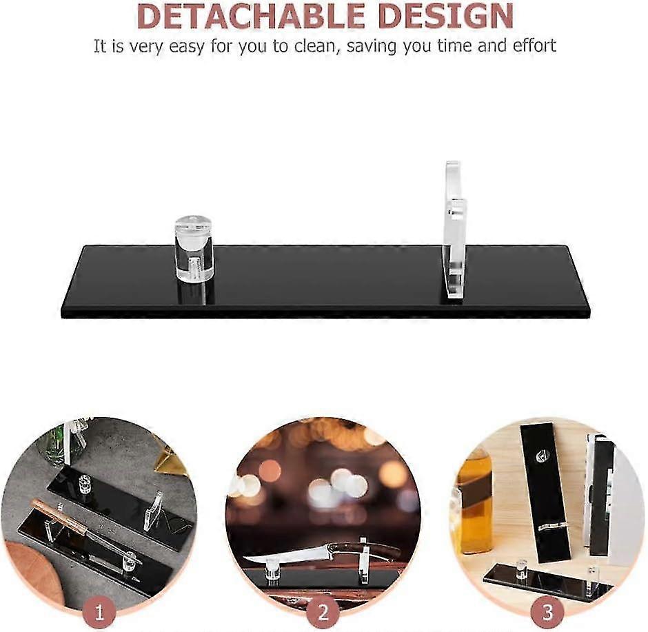 Acrylic Cutter Display Rack Single Knife Holder Transparent Cutter ...