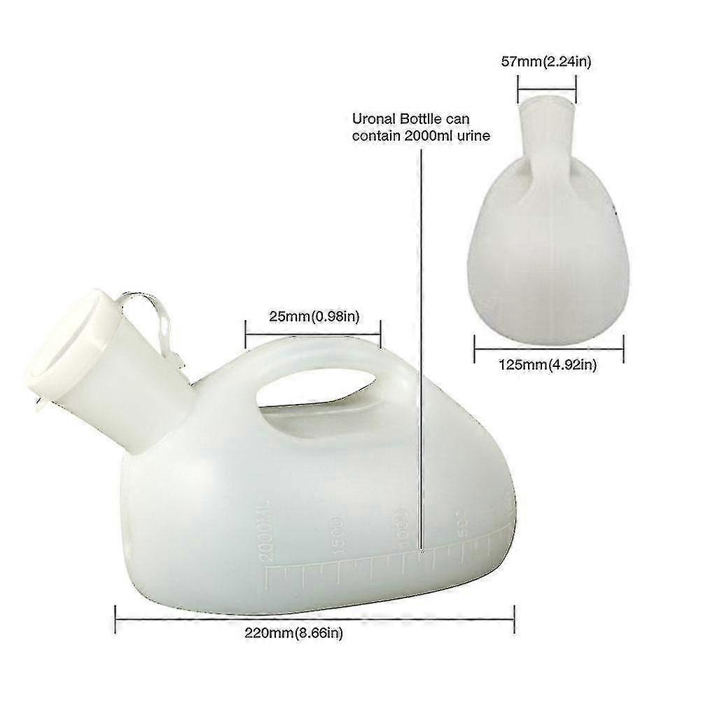 2l Urine Bottles For Men, Portable Leak Proof Pee Bottles Men Urinal ...