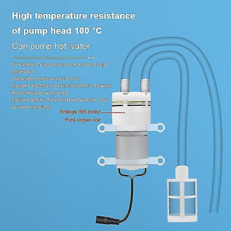 Dc 12v Water Pump Resistant To High Temperature Hot Water Boiling Water ...