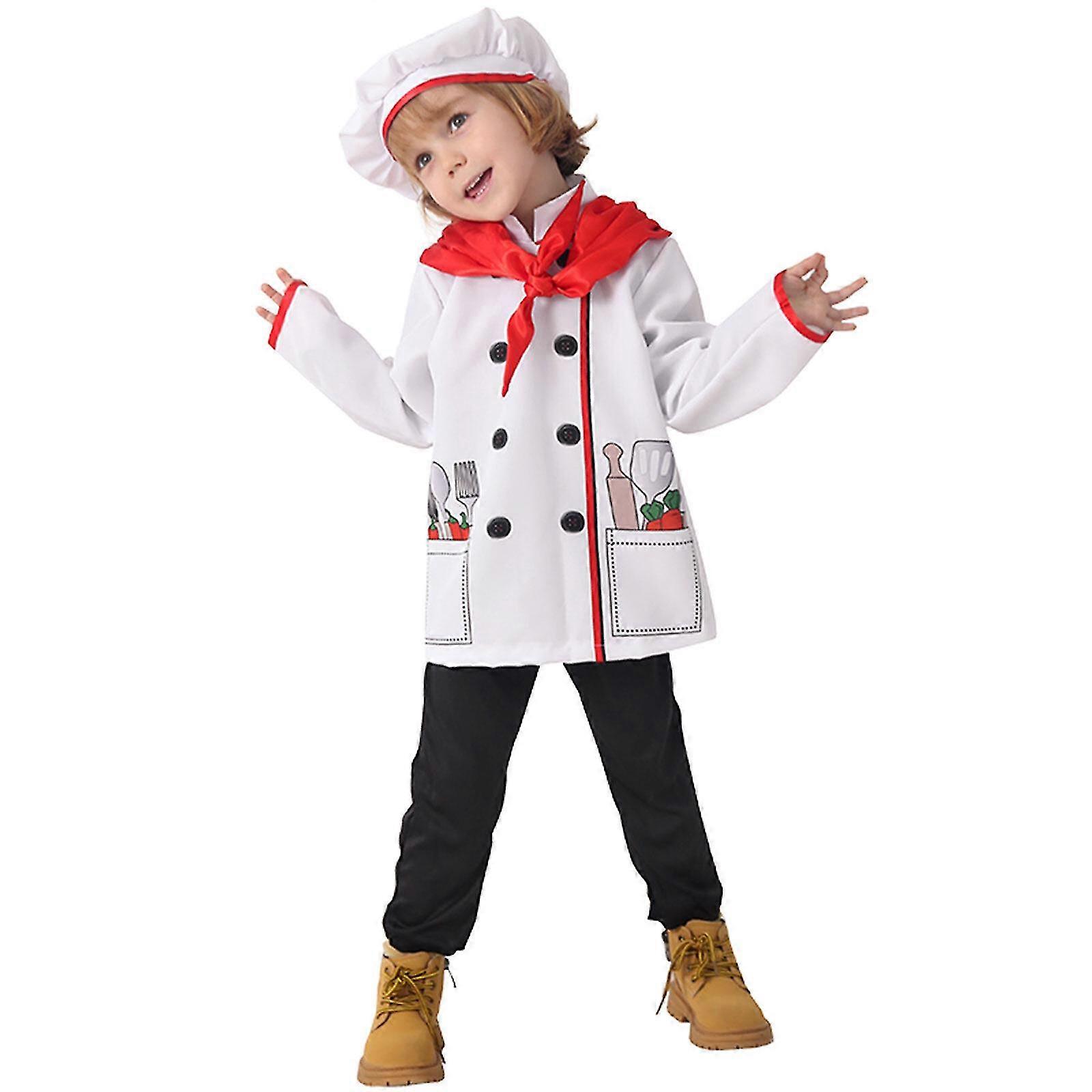 Kids Chef Role Play Costume Set For Girls Boys | Fruugo UK