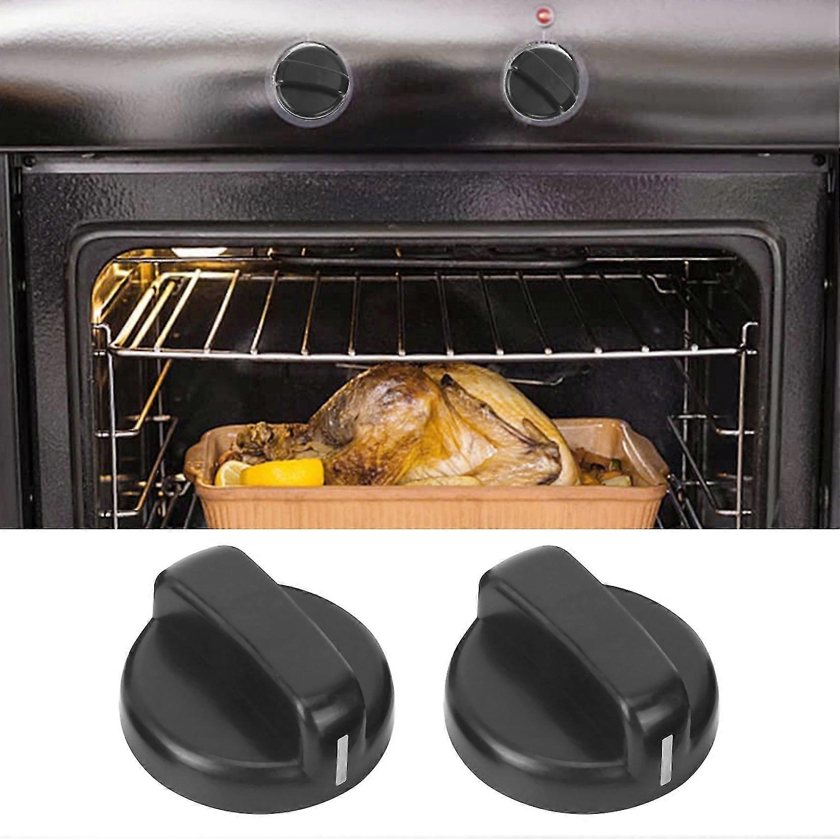6 Pcs Kitchen Black Plastic Gas Stove Cooker Control Knobs | Fruugo UK