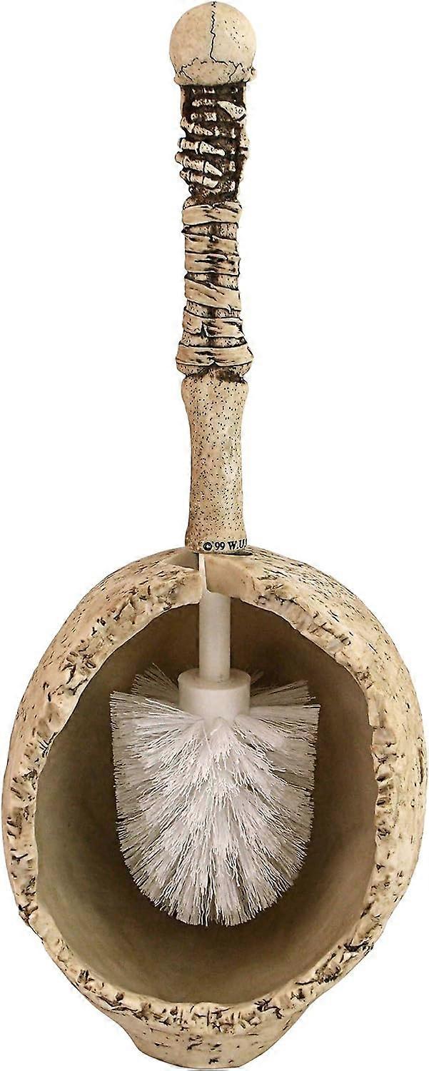 Skullduggery Skeleton Gothic Bathroom Decor Toilet Bowl Brush Set, 40 ...
