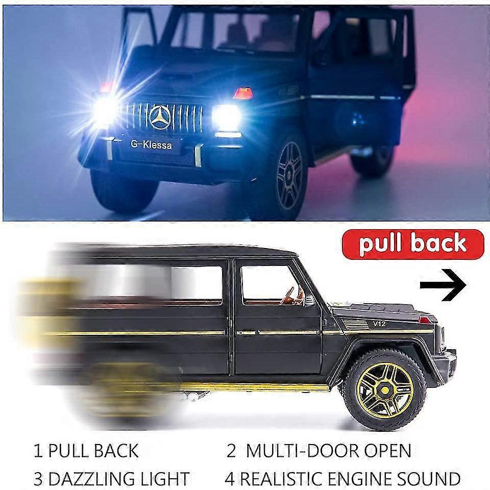 1/24 Benz G63 Amg Model Car, Zinc Alloy Pull Back Toy Car | Fruugo UK