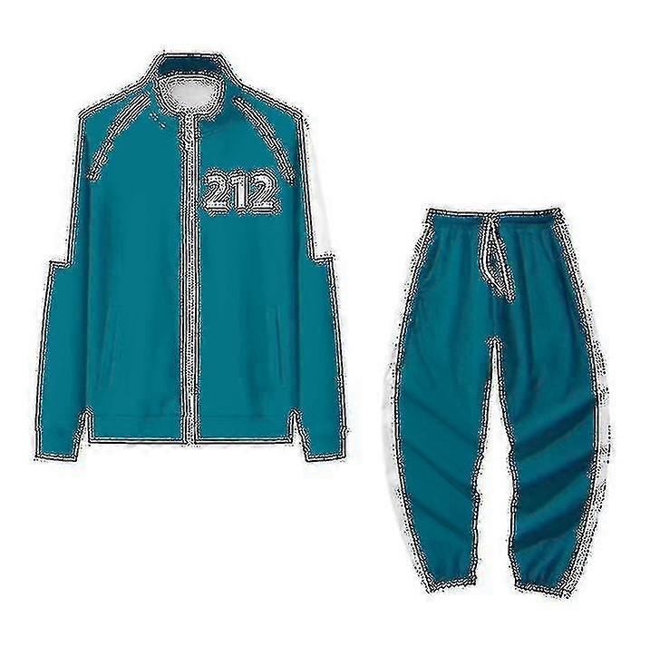 Squid Game Actor No. 212 Costume Jacket + Pants Squid Game Sportswear ...