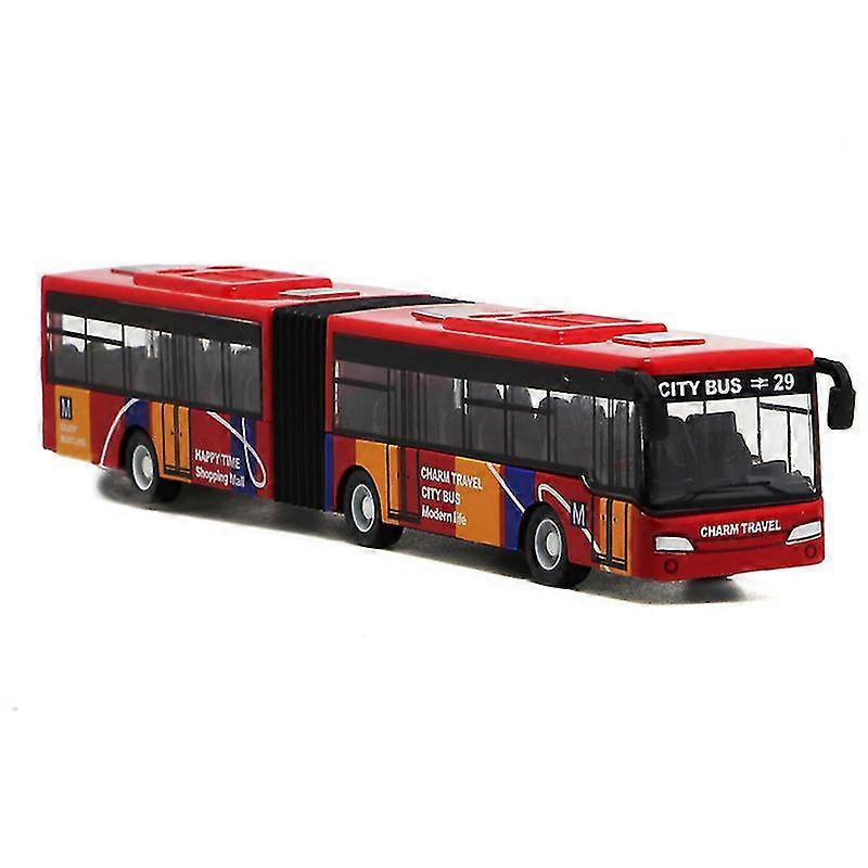 1:64 Alloy Bus Model Vehicles City Express Bus Double Buses Diecast ...