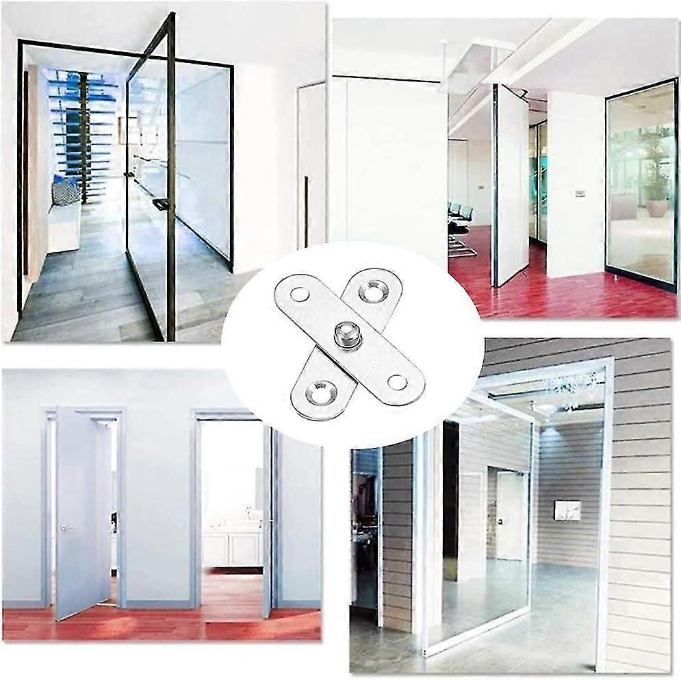 Pack of 10 Rotating Hinges, Door Hinge Hardware, 360 Degree Rotating ...