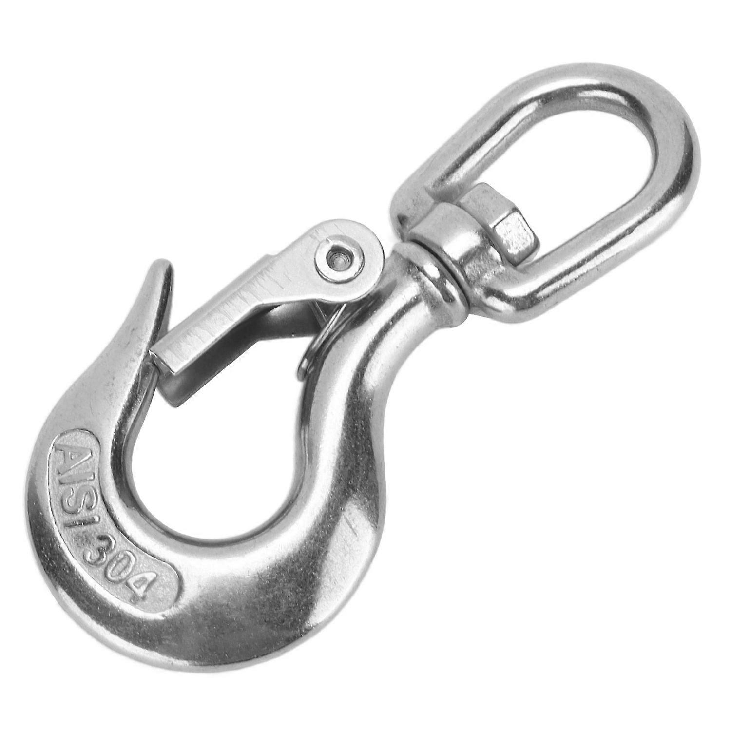 Swivels Eye Lifting Hook Stainless Steel Safety Lifting Hook for ...