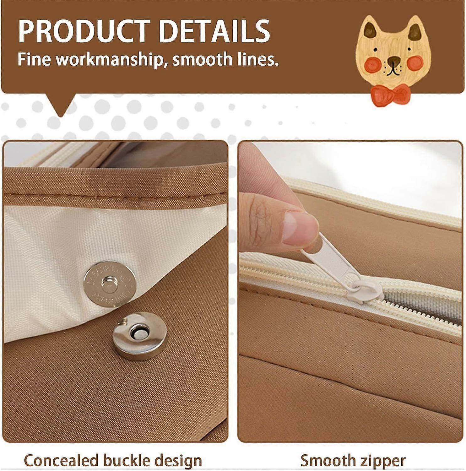 Capybara Plush Pencil Case, Clear Pencil Pouch, Capybara Pencil Pouch ...