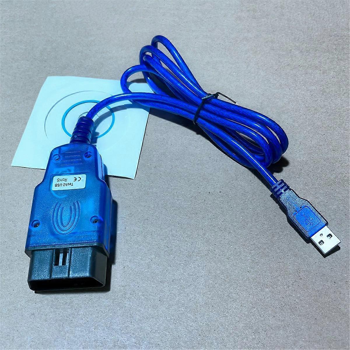 For Opel Tech2 USB Diagnostic Cable with FTDI FT232 Chip Tech2 USB ...