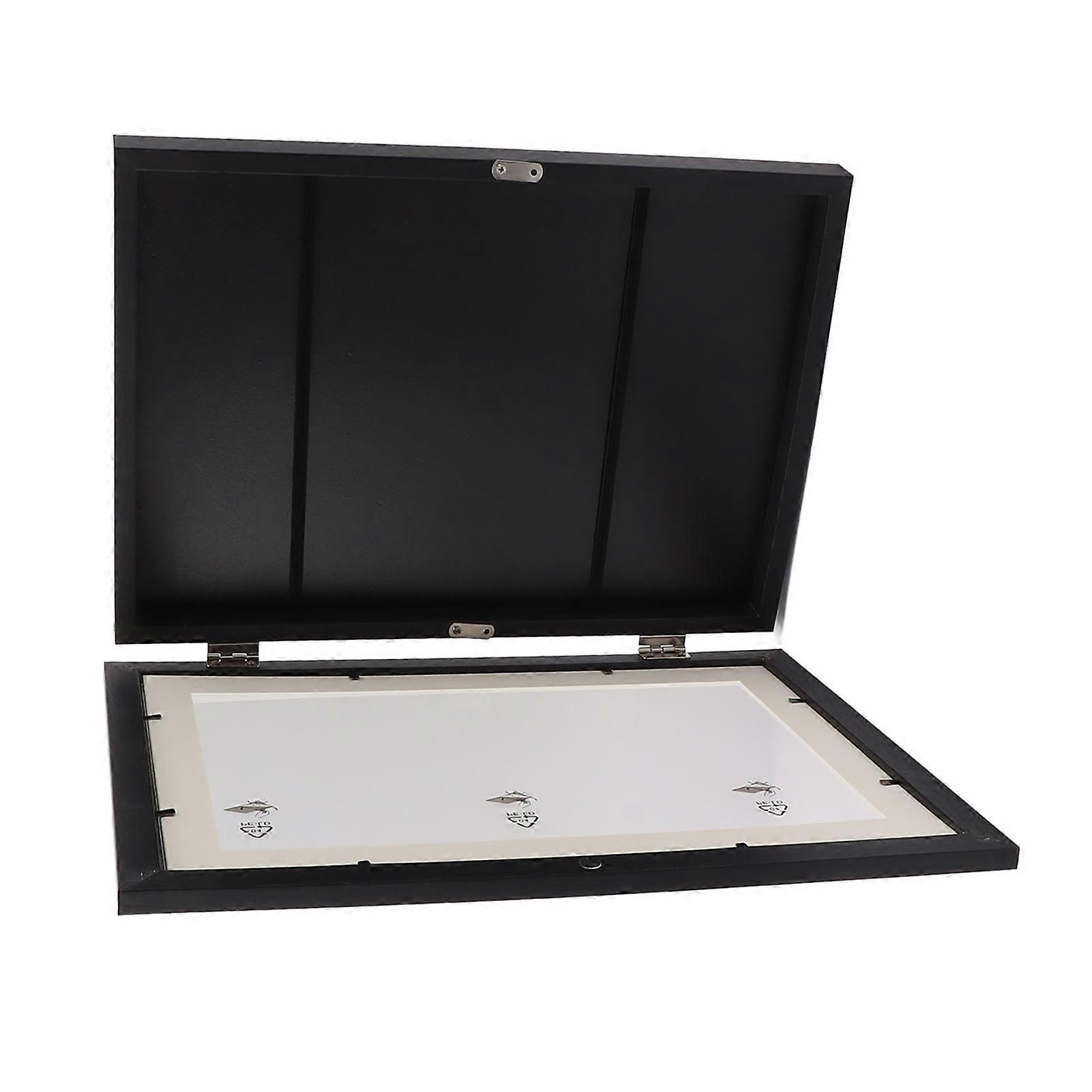 Kids Art Frame Density Board PS Magnetic Front Opening Changeable ...