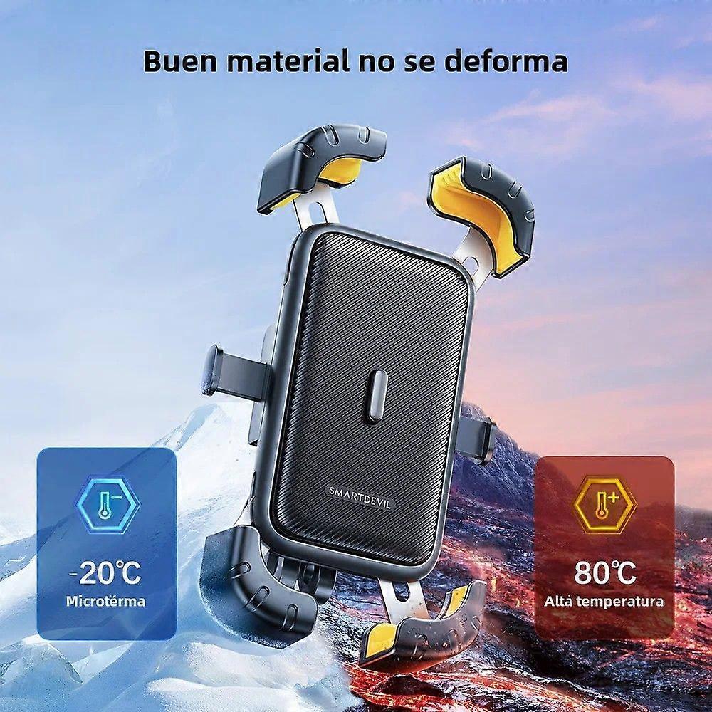 SmartDevil Universal Bike Phone Mount with 360 View, Shockproof Holder for 4.7-7.2 Inch Mobile ...