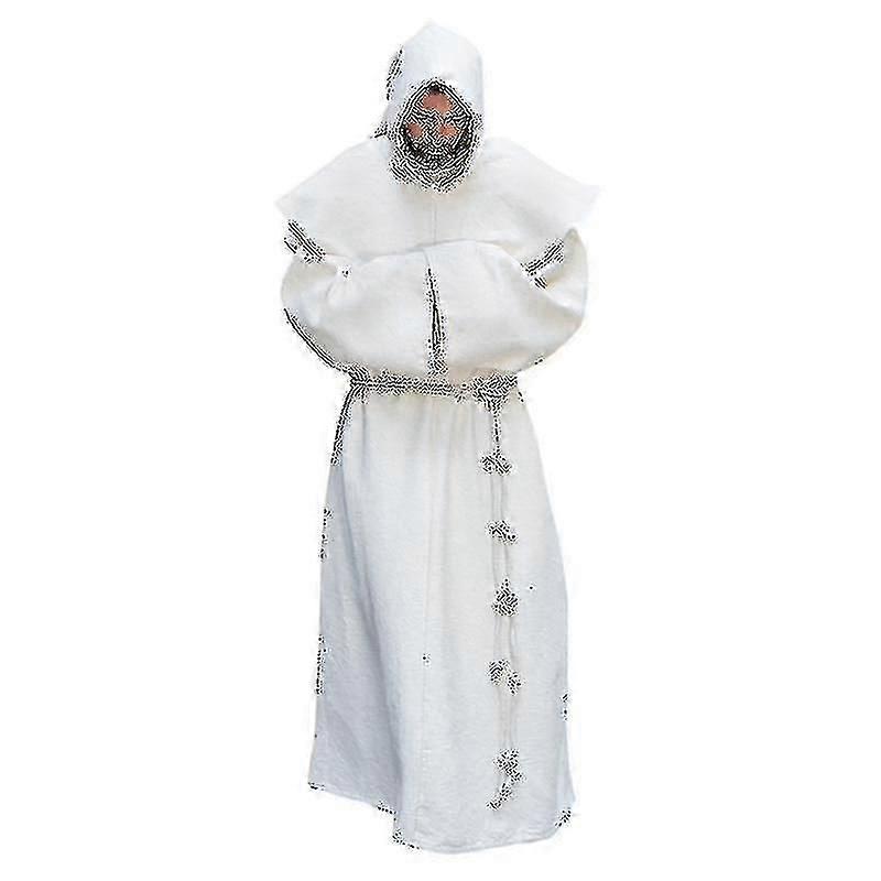 S-5xl Renaissance Monk Clergy Habit Scapular Friar Costume Religious ...
