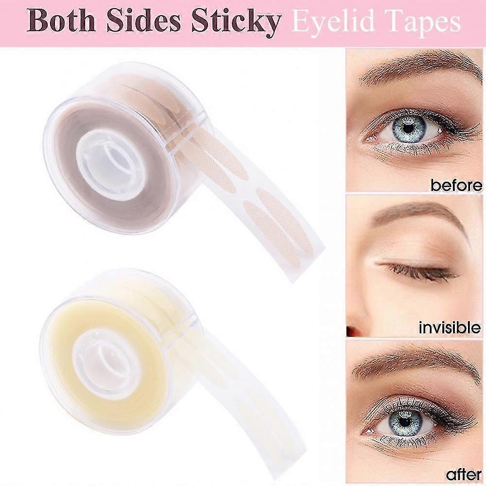 600pcs Eyelid Tape Eye Lift Double Eyelid Sticker Clear Beige Color Invisible Fold | Fruugo UK