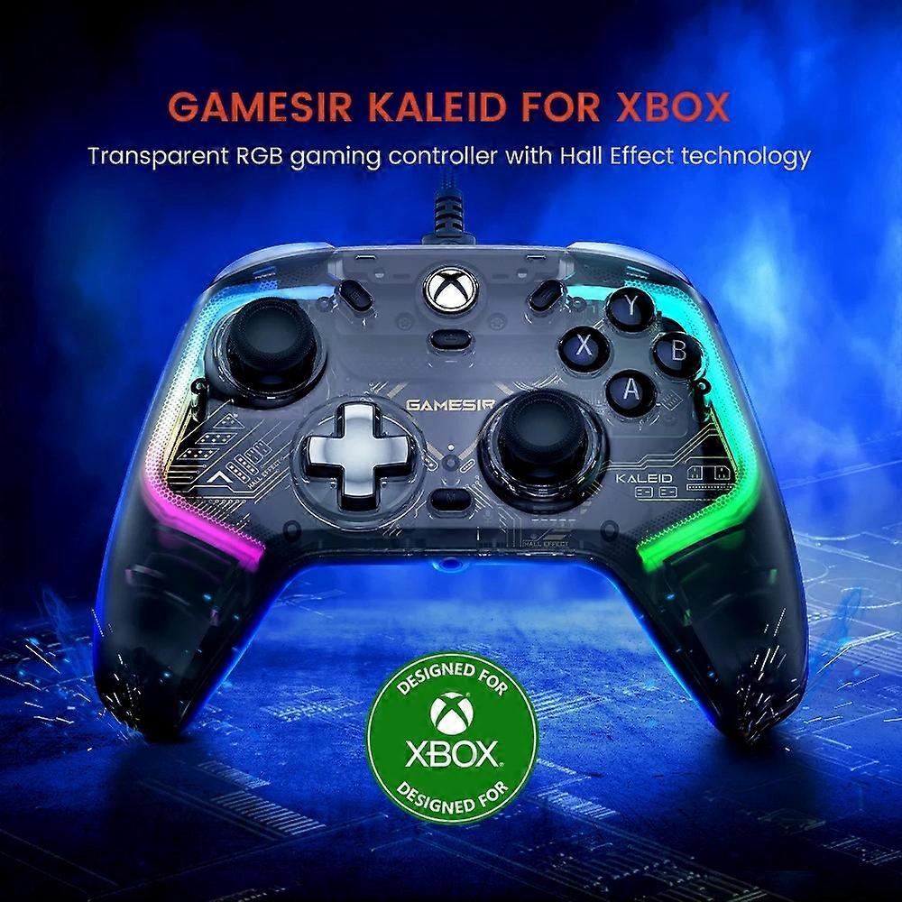 GAMESIR Kaleid For Xbox Steam Windows 10 11 PC Wired Game Controller RGB Light Hall Effect ...