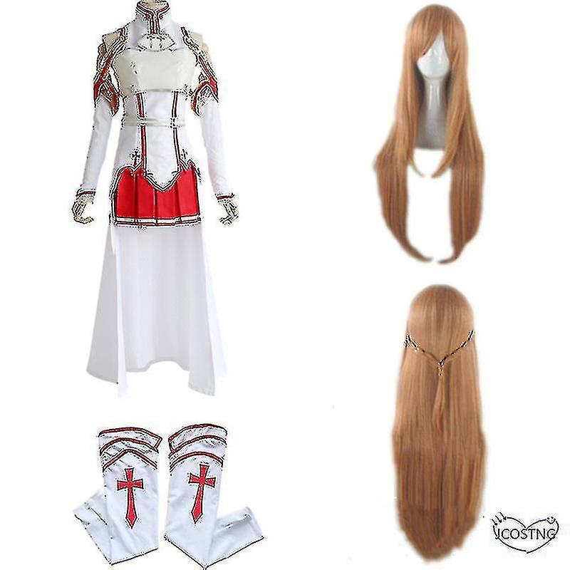 Art Online Costume Asuna Yuuki Full Set Women Co | Fruugo UK