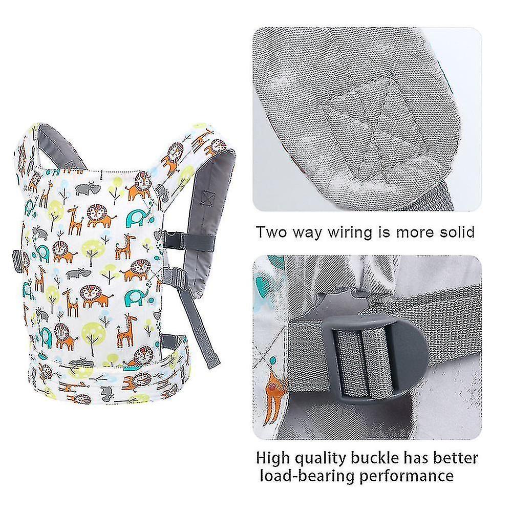 Girls Adjustable Strap Front Back Carrying Stuffed Animal Gift Baby ...