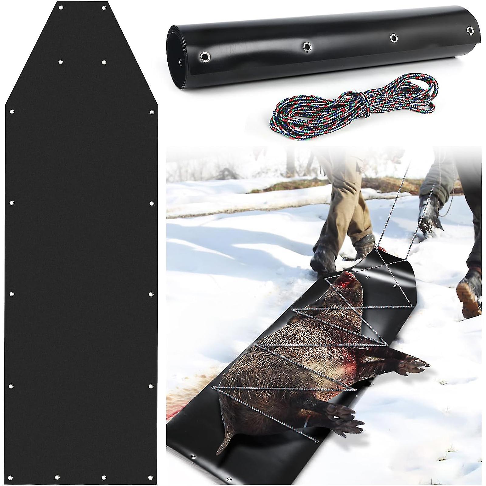 Deer Sled Waterproof Durable Deer Drag Sled With 2 Ropes, Dragging ...