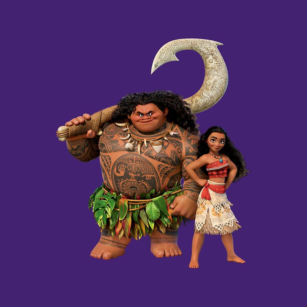 Disney Moana And Maui Pose Kid's Hooded Sweatshirt | Fruugo UK