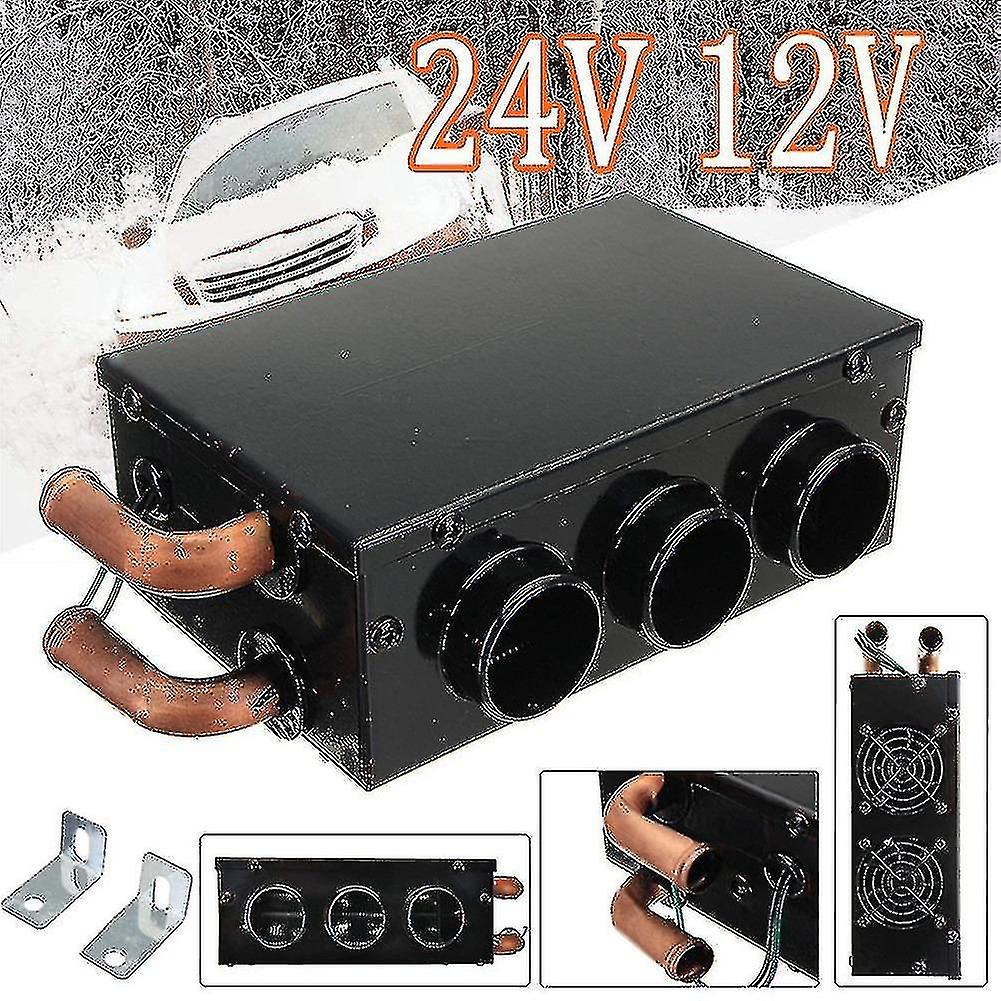 12v/24v 24w Universal 3 Hole Portable Car Vehicle Heating Cooling ...