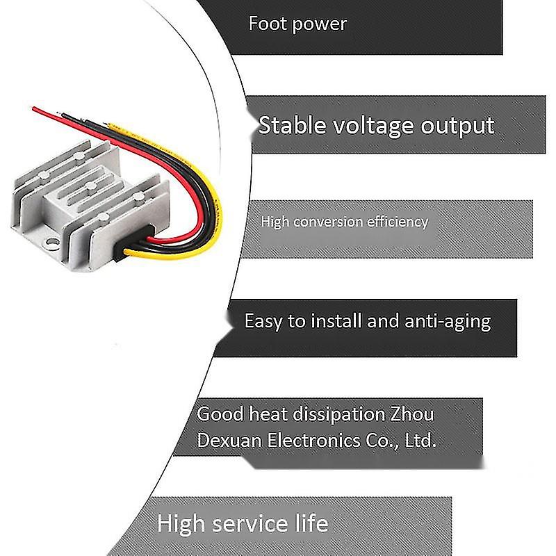 8V-40V to 12V 6a 72W DC DC Converter Stabilizer Buck Transcompatible withmer Booster Regulator ...