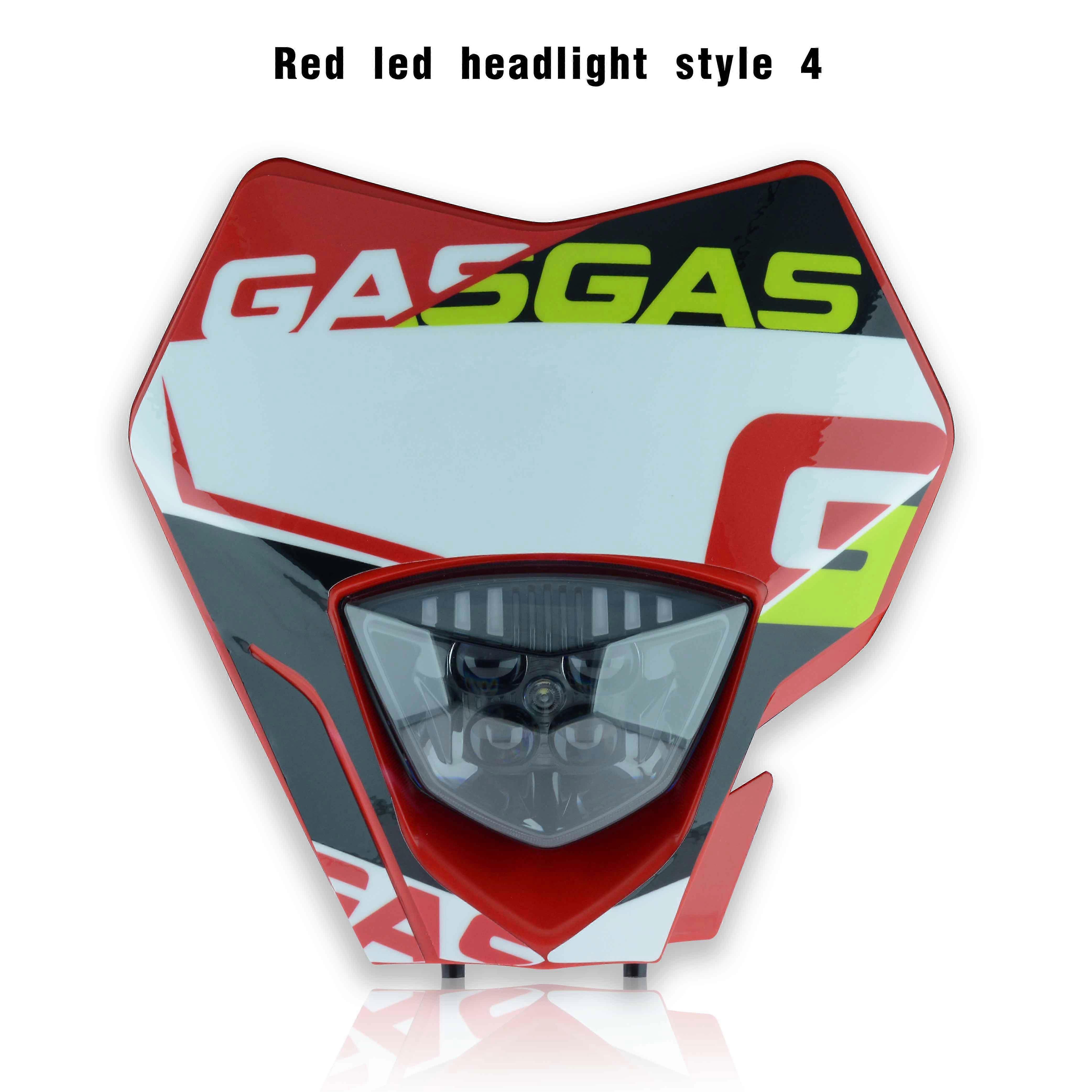 Exquisite Motorcycle Crystal Led Headlight Headlamp For Gasgas 2021-2023 Ec 2021 2022 2023 ...