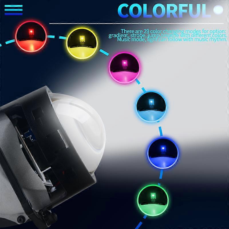 1Set 12V APP Bluetooth Car LED Devil Eye Demon Evil Eyes Automotive ...