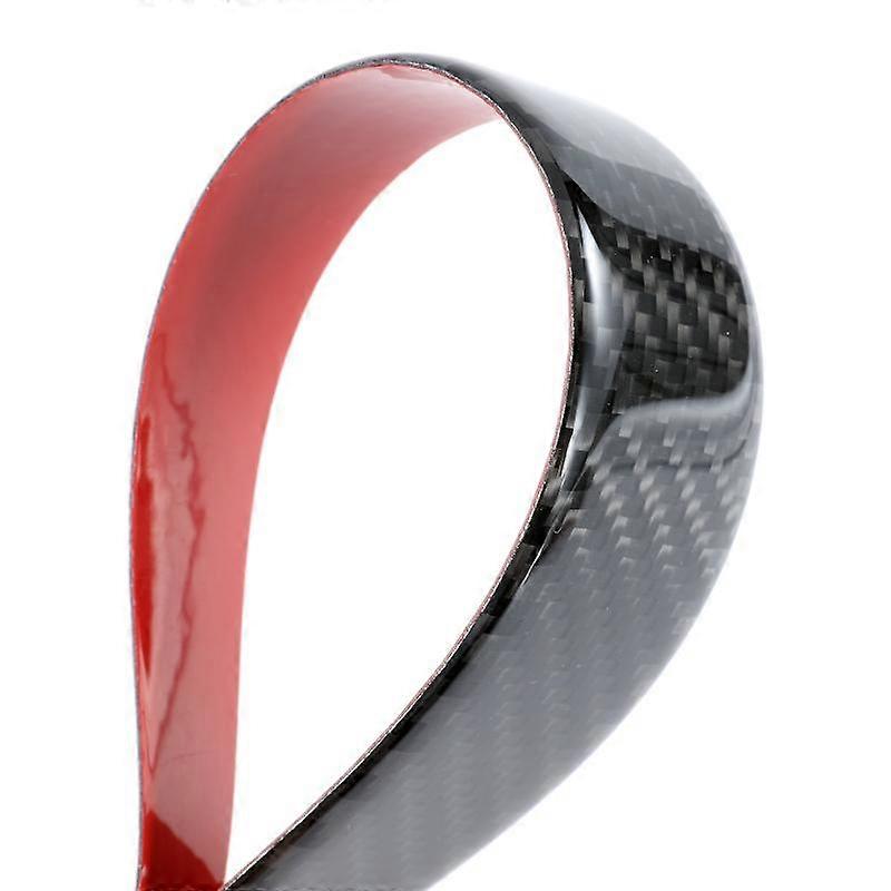 2Pcs Car Sticker Headlight Eyebrows Carbon Fiber Front Headlamp ...