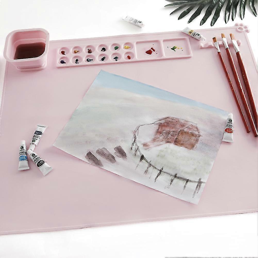 Large Silicone Painting Mat Magnetic DIY Doodles Drawing Sheet with ...