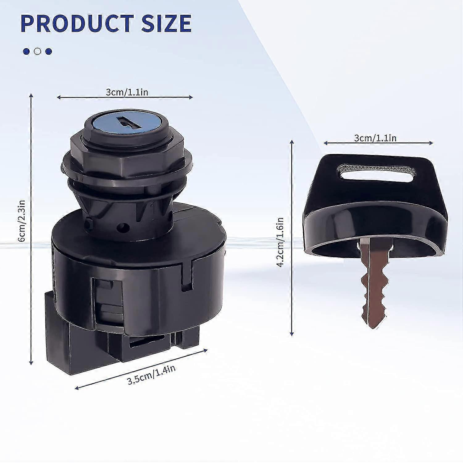 Ignition Key Switch 4011002 4012165 For Polaris Ranger 400 425 500 570 ...