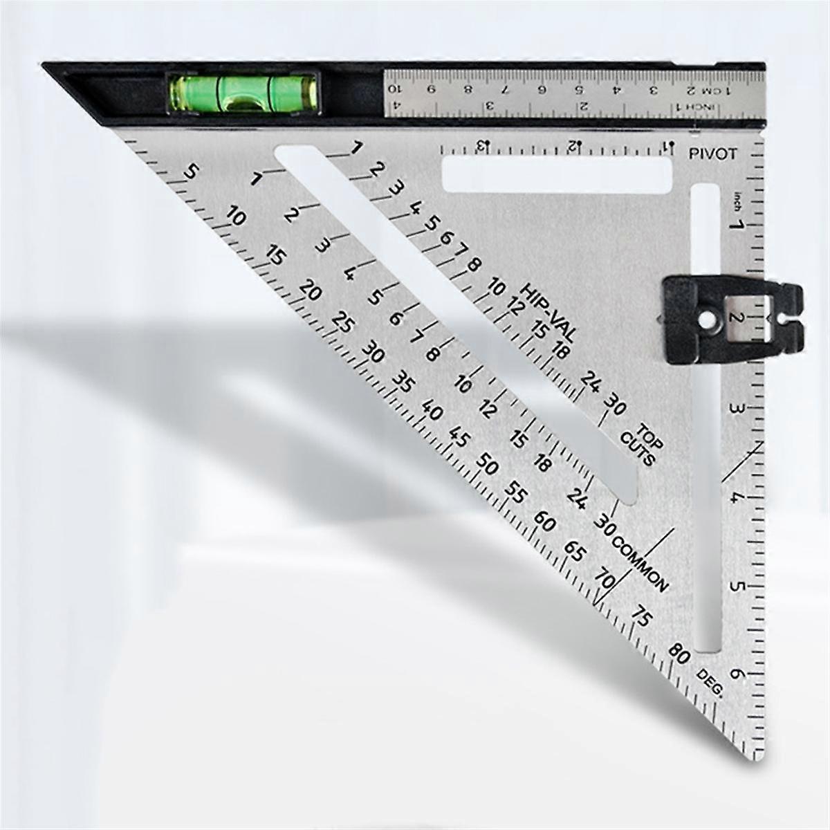 Woodworking Combination Square, Inch/Metric Metal Combo Square ...