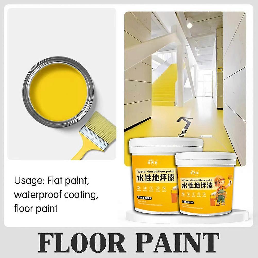 Tinta de piso epóxi à base de água à prova d'água Tinta de piso de ...