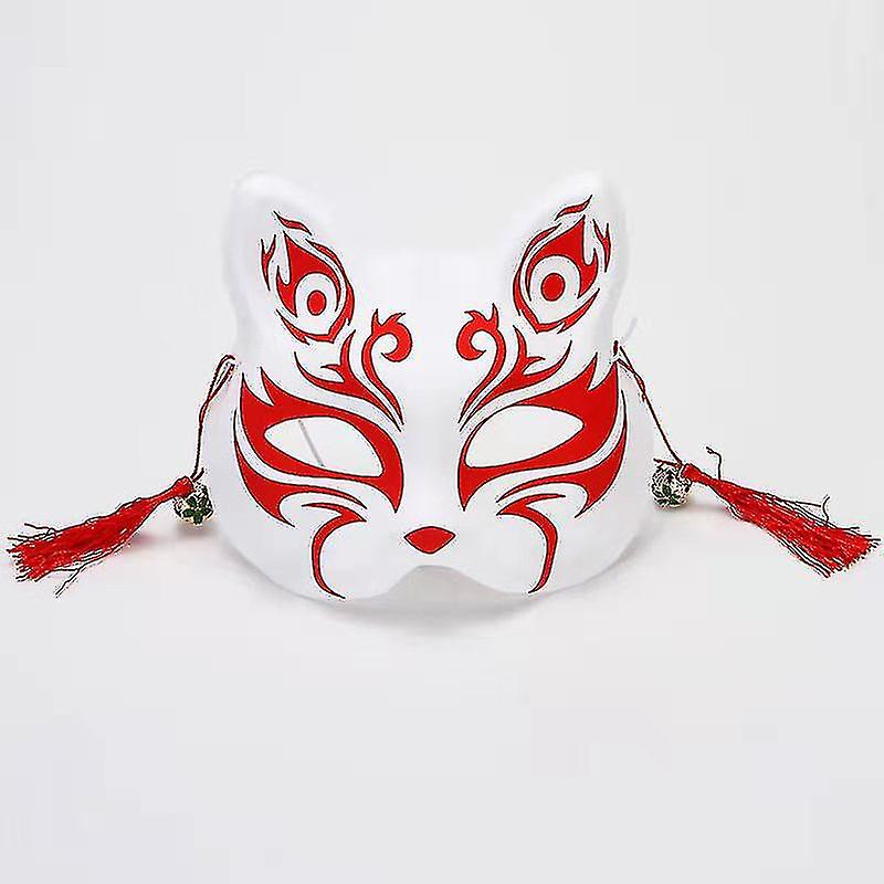 Fox Cosplay Mask Half Face Cat Mask For Christmas Party Costume ...