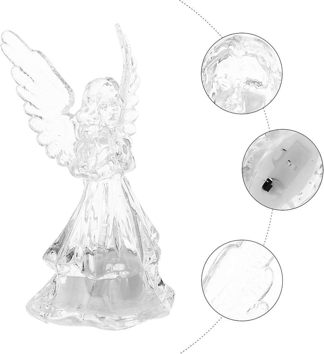 2pcs Color Changing Led Angel Lamp Light Garden Angel Gifts Garden ...