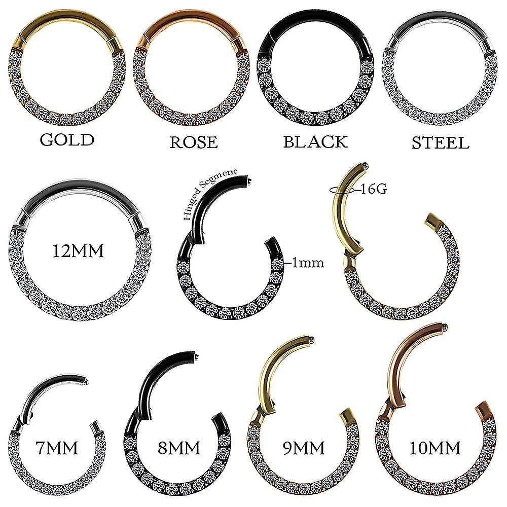 16 Gauge 1 2MM 12MM Diameter Micro Setting Line Cz Stone 316L 16 Gauge 1 2MM 12MM Diameter Micro Setting Line Cz Stone 316L