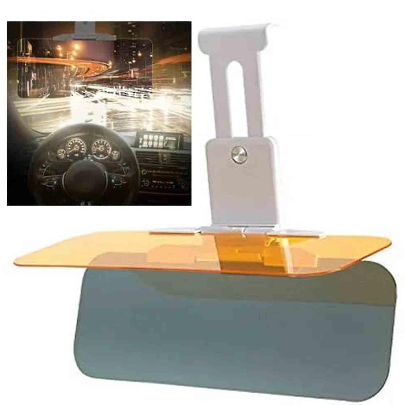 Car Sun Visor Anti-Glare Mirror,-SDR 2 in 1 Car Anti-Glare Sun Visor ...