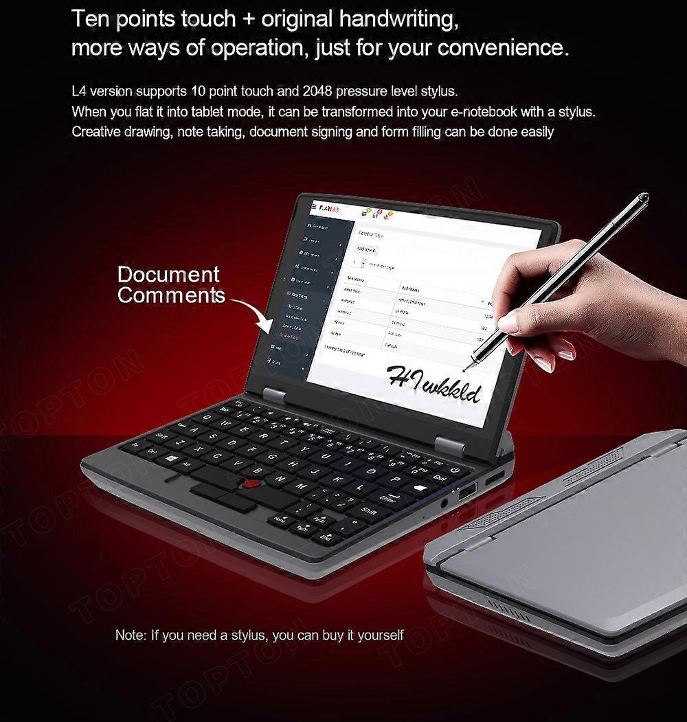 Mini Pocket Gaming Laptop 7 Inch Touch Screen J4105 J4125 12gb Ddr4 Max ...