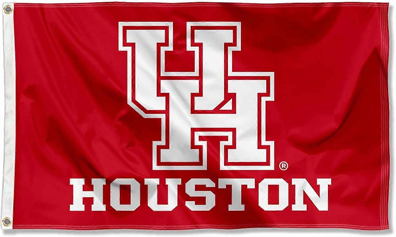 Houston Cougars White UH Logo Outdoor Banner Flag | Fruugo UK